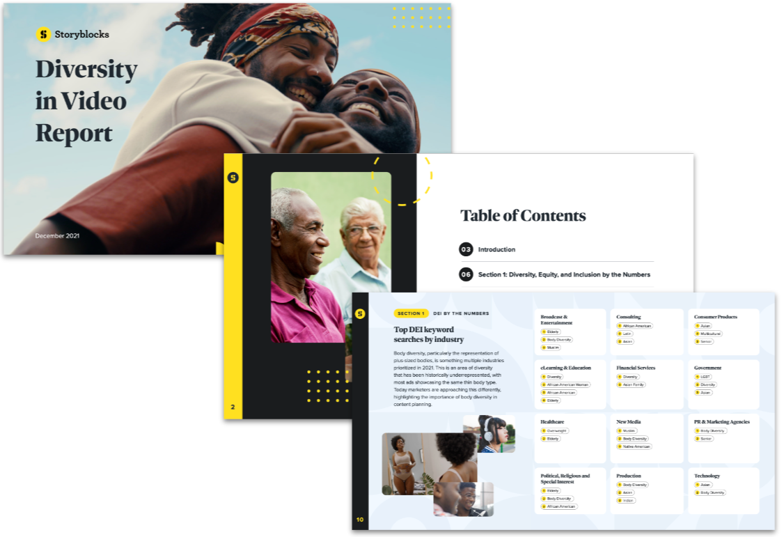 Storyblocks Diversity in Video Report
